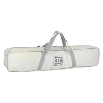 Chanel Sac bandouli&egrave;re vintage en nylon Pre-owned - Femme - Pre-owned - Blanc - Taille: ONE Size