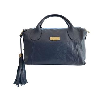 Baldinini Baldinini Trend Blue Leather Women Handbag - - Bags - Damen - Blau - ONE SIZE