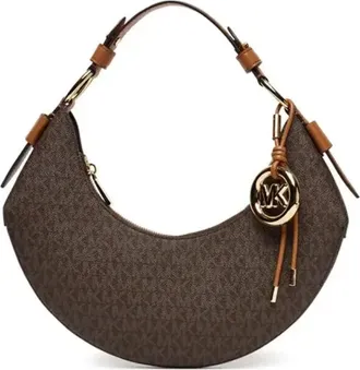 Michael Kors Femme, Sacs, Brun, Taille: ONE Size Koa Medium Signature Logo Shoulder Bag