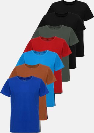 Tazzio Herren T-Shirt Rundhals 7er-Pack