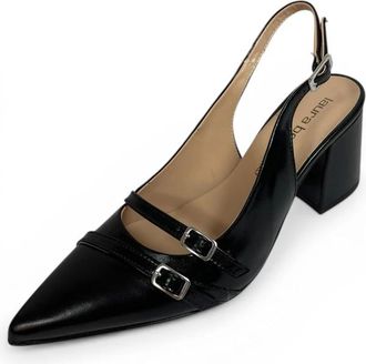 Laura Bellariva Femme, Chaussures, Noir, Taille: 39 EU 2102 Harrods Sling Escarpins