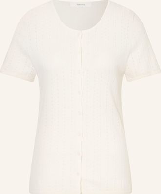 Selected Strickjacke weiss