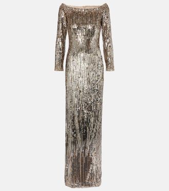 Jenny Packham Verzierte Robe Marnie