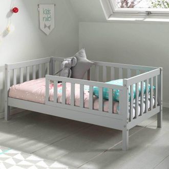 M&S Collection Lit junior Petronille 70 x 140cm bois pin - gris