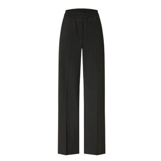 Max Mara Lange Comfort Fit Hose - - Trousers - Damen - Schwarzk - S