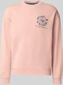 Scotch & Soda Relaxed Fit Pullover mit Logo-Print
