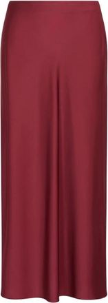 A|X Armani Exchange Femme, Jupes, Rouge, Taille: 34 FR Longuette With Pleat