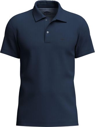 Fynch-Hatton Piqu&eacute;-Poloshirt aus Baumwolle mit Struktur und Logo-Stickerei Misty Blue / 3XL