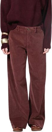 Mason's Pantalon Chino Studio New York - Femme - Pantalons - Rouge - Taille: 34 FR