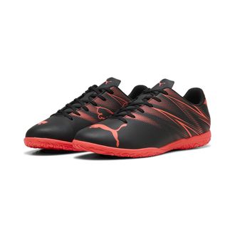 Puma ATTACANTO IT, Männlich Fussballschuh, PUMA Black-Glowing RED