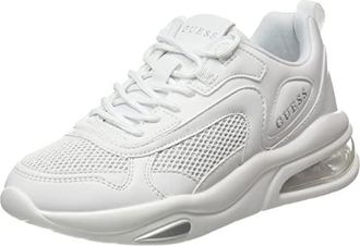 Guess Femme FEVER3 Chaussure de Piste dathltisme, Blanc, 39 EU