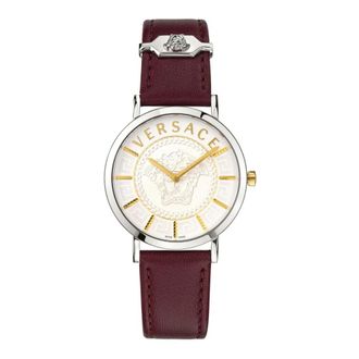 Versace V-Essential Swiss Watch - - Accessories - Damen - Rot - ONE SIZE