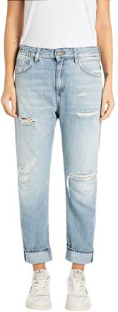 Replay Damen Jeans Marty Boyfit, Blau (Light Blue 010), 31W / 30L