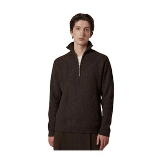 Daniele Fiesoli Polo Zip - Homme - Sweatshirts et sweats &agrave; capuche - Brun - Taille: L