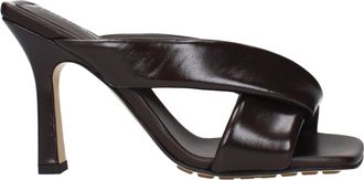 Bottega Veneta Femmes Sandales Cuir Marron/Chocolat