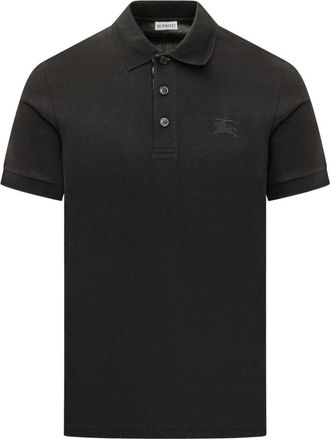 Burberry Homme, Tops, Noir, Taille: 2XL Eddie EKD Polo