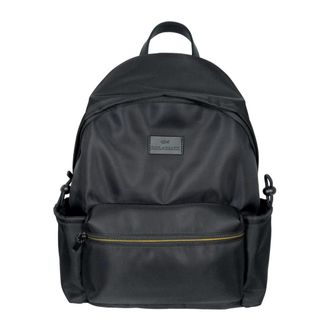Paul & Shark Ikonic Nylon Rucksack mit Lederdetails - - Bags - Herren - Schwarzk - ONE SIZE