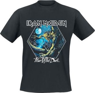 Iron Maiden FOTD Hexagon Homme T-Shirt Manches Courtes Noir XXL 100% Coton Regular/Coupe Standard