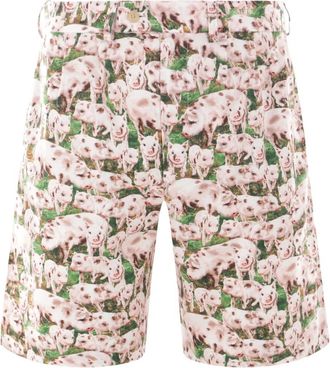 Bless Shorts mit Print - Grün