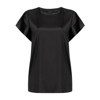 Pinko Satin Stretch Top Farida Style - - Tops - Damen - Schwarzk - M