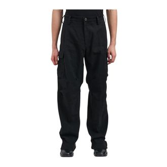Ziggy Chen Homme, Pantalons, Noir, Taille: L Jacquard Cargos Pants