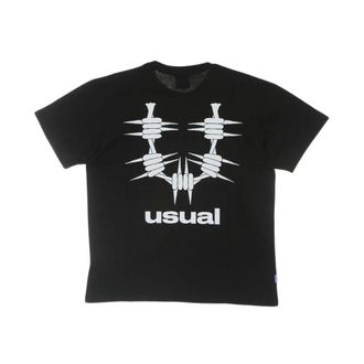Usual Og Tee - - Tops - Herren - Schwarzk - XL