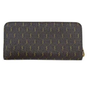 Saint Laurent unisex, Pre-owned, Brun, Taille: ONE Size Portefeuille Vintage Pre-owned