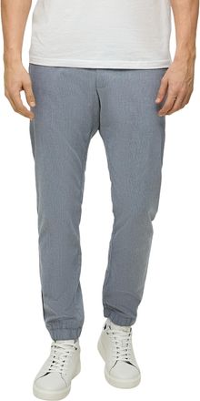 s.Oliver Regular: Hose mit Dobby-Muster