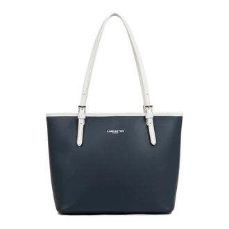 Lancaster Sac cabas &eacute;paule Zipp&eacute;e M Smooth - - Bags - Damen - Blau - ONE SIZE