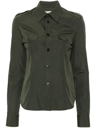 Saint Laurent Klassisches Hemd - Grün