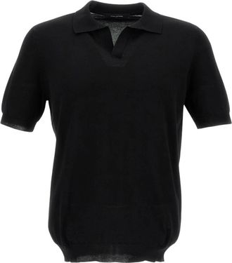 Tagliatore Homme, Tops, Noir, Taille: S Maglietta polo