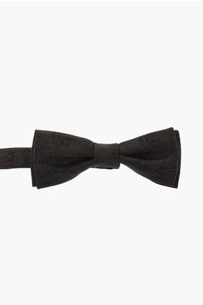 Corneliani CC COLLECTION Jacquard Silk Blend Bow Tie size Unica
