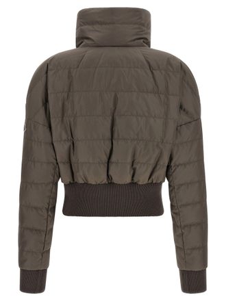 Rick Owens Cropped Quilted Goose Down Down Jacket - Taupe