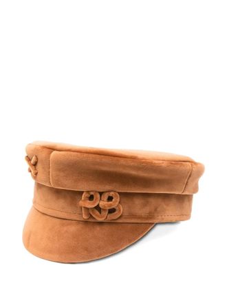 Ruslan Baginskiy Baskenmütze mit Logo - Braun