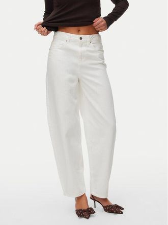 Vero Moda Jeans Billie 10341028 Wei&szlig; Barrel Fit