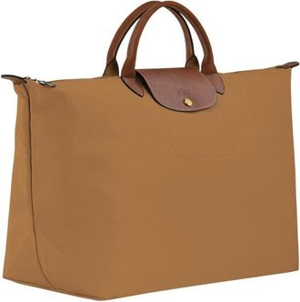 Longchamp Womens Travel Holdall Beige Handbags Hand Bags