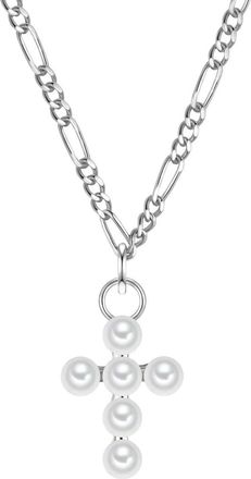 Glanzst&uuml;cke M&uuml;nchen Halskette - Sterling Silber Halskette S&uuml;&szlig;wasser-Zuchtperle Kre - Gr. unisize - in Silber - f&uuml;r Damen