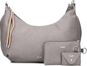 zwei Damen Shopper LOLA LO140 erweiterbare Schultertasche mit Reißverschluss (16-18 Liter) 3-teiliges Set Umhängetasche mit Geldbeutel & Schlüsselanhänger,
