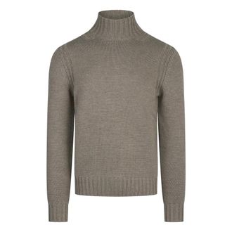 Ballantyne Pull &agrave; col roul&eacute; uni - Homme - Pulls - Beige - Taille: M