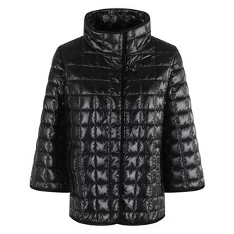 Fay Gepolzte Schwarze Jacke mit Langen &Auml;rmeln - - Jackets - Damen - Schwarzk - S