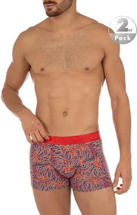 Bruno Banani Herren Unterwäsche rot Baumwolle & Mix Gemustert,unifarben,Geprintet