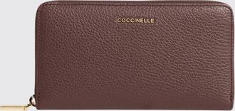 Coccinelle Portefeuille continental Metallic Soft en cuir grain&eacute;