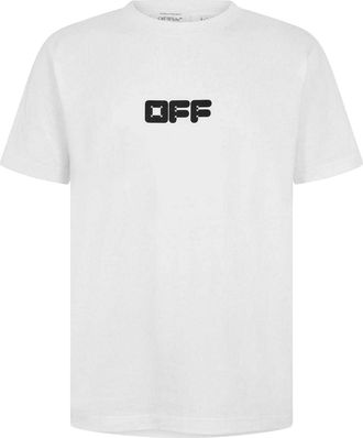 Off-white Off White - T-Shirt f&uuml;r Herren, Baumwolle, Schmal (Wei&szlig;)