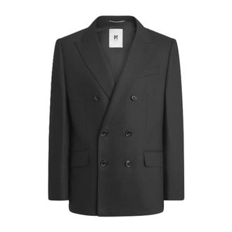 Pantaloni Torino Kaschmir Nero Doppelreihiger Blazer - - Suits - Herren - Schwarzk - XL