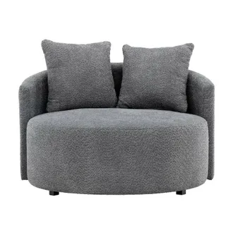 ebuy24 Kelso Sofa 2 Personen grau