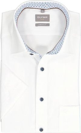Olymp Herren Kurzarmhemd wei&szlig;