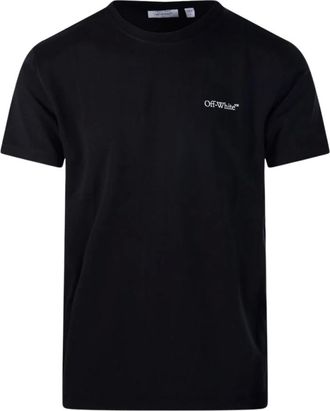 Off-white Femme, Tops, Noir, Taille: 40 FR T-shirt &agrave; Manches Courtes et Col Rond