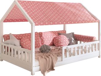 Ticaa Dachvorhang mit Motiv für Hausbett Kay 120 x 200