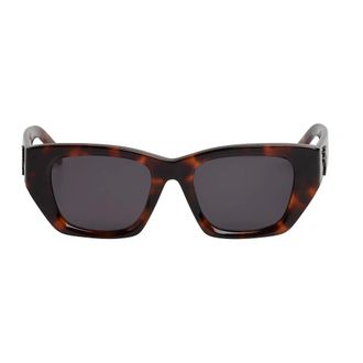 Palm Angels Quadratische Cat-Eye-Sonnenbrille - - Accessories - Damen - Braun - ONE SIZE