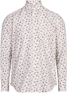Eden Park Chemise en popeline de coton imprim&eacute; floral